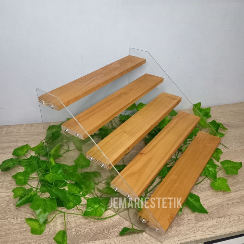Jual Rak Akrilik Susun Tingkat Rak Kosmetik Rak Parfum Rak Mainan ...