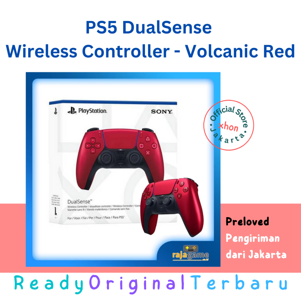 Jual [ORIGINAL] Rajagame Official Shop - PS5 DualSense Wireless ...