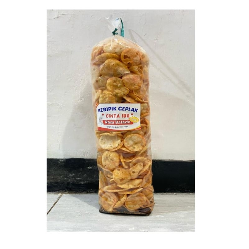 Jual KERIPIK GEPLAK 1KG RASA BALADO KHAS TEGAL | Shopee Indonesia