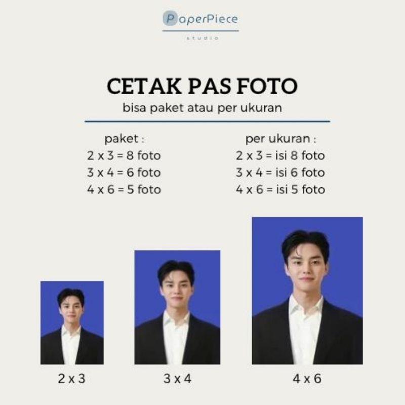 Jual Cetak Pas Foto 2x3, 3x4, 4x6 | Shopee Indonesia