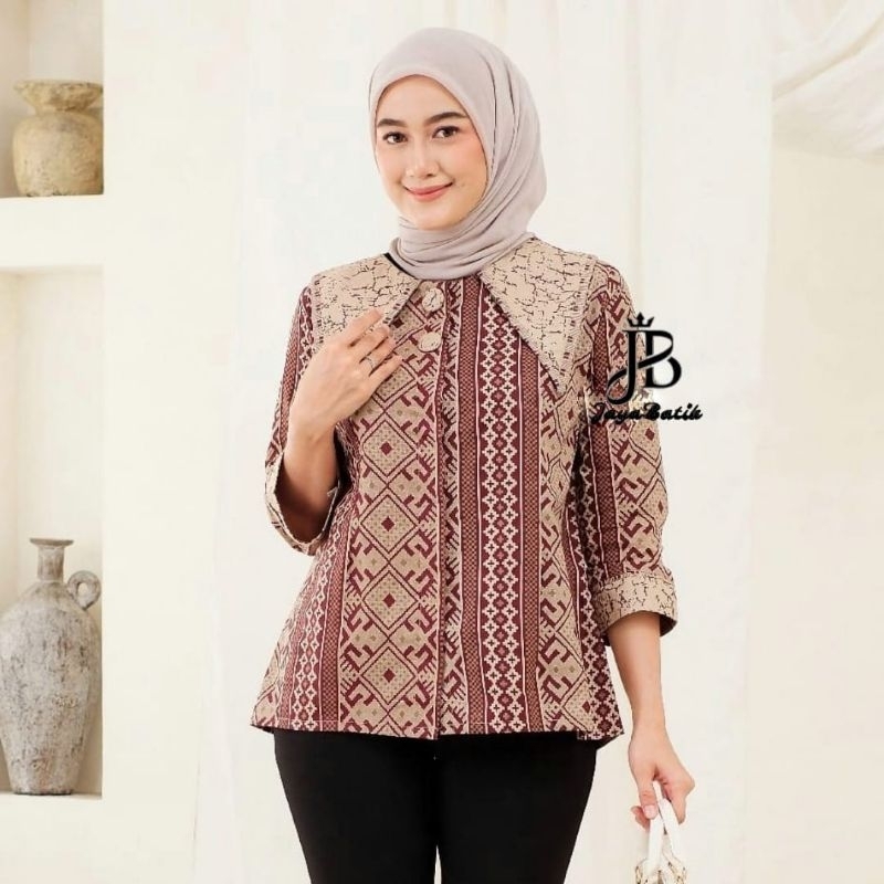 Jual TERBARU - BATIK WANITA MODERN - BLUS BATIK WANITA - BATIK WANITA ...