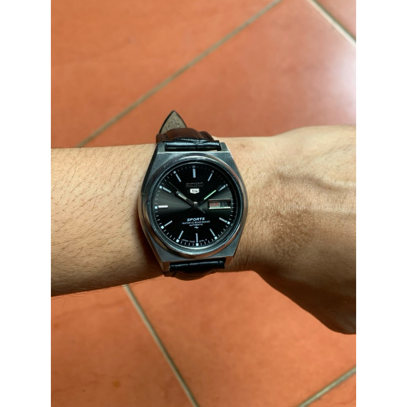 Jual Jam Tangan Seiko 5 Black Dial Original Seiko Movement Caliber 7009 Vintage Termurah ...