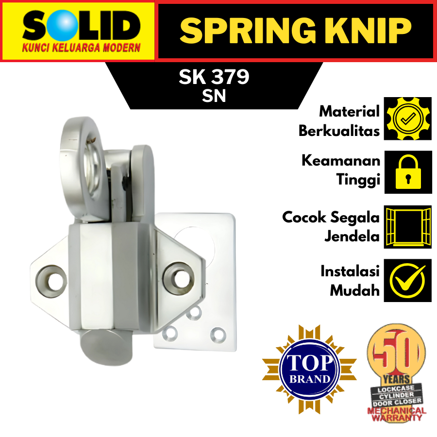 Jual SOLID SPRING KNIP SK379 SN SOLID SLOT JENDELA GRENDEL JENDELA ...