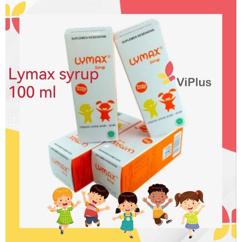Jual LYMAX syrup 100ml /Vit Anak / Suplemen Anak /SIMEX / ViPlus ...