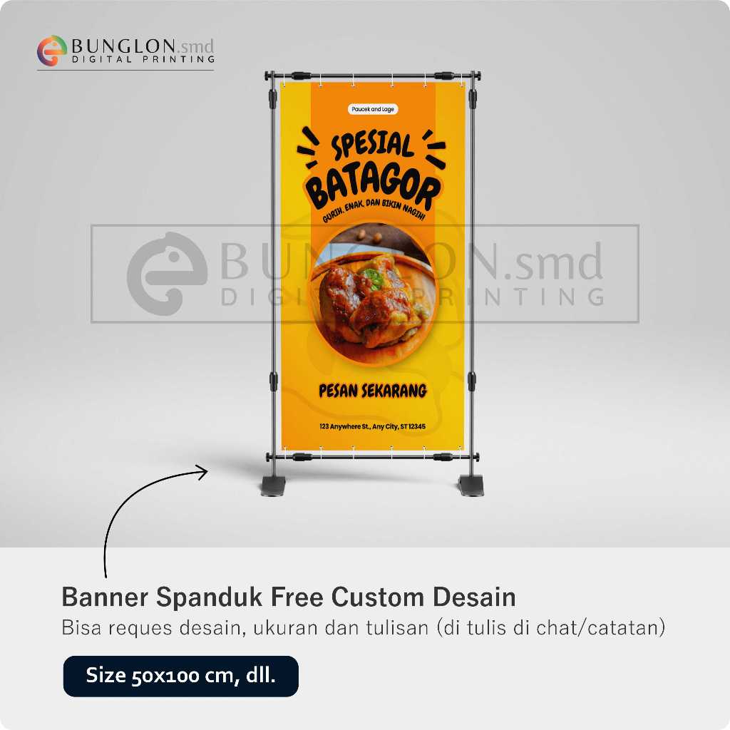 Jual PRINT CETAK SPANDUK BANNER BATAGOR SPESIAL FREE DESAIN | Shopee ...