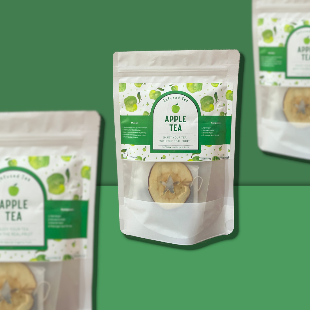 Jual [Infused Tea] Teh Apel + Buah Apel Kering | Teh Herbal Segar ...