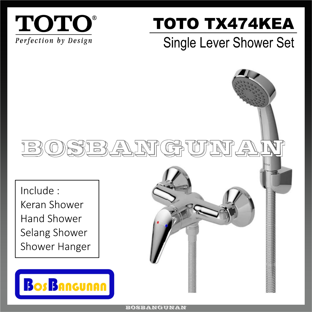 Jual Keran Shower TOTO TX474KEA Hot-Cold / Kran Shower TOTO TX 474 KEA ...