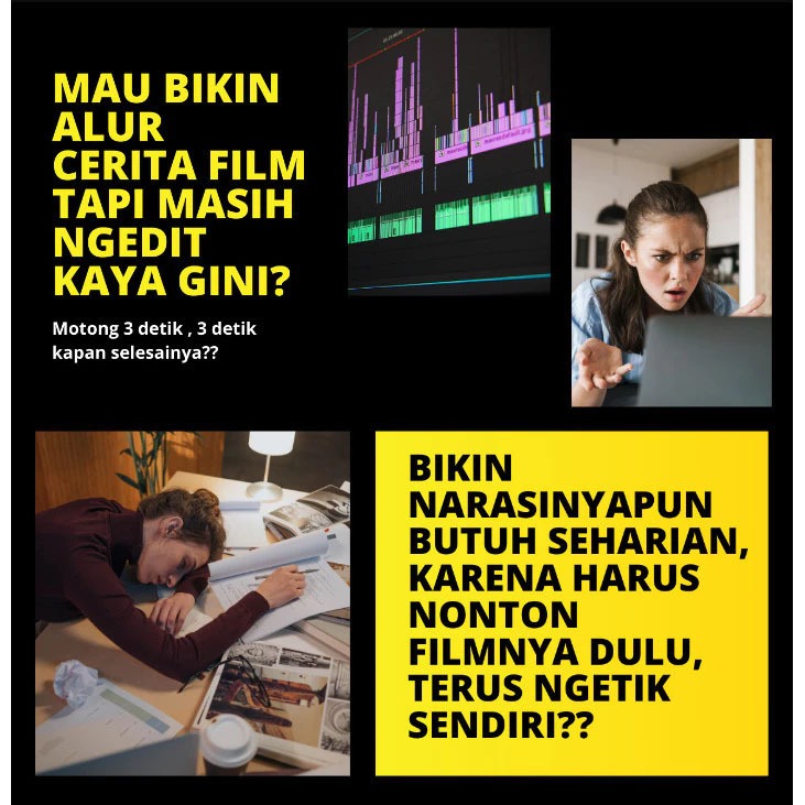 Jual PROMO!! PROMO!! Ecourse Youtube Alur Cerita Film - Editing Mudah, tanpa nonton dan buat ...