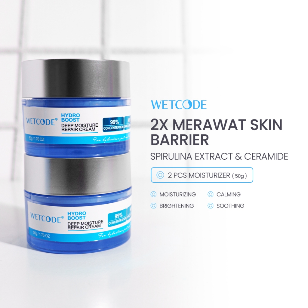 Jual Pelembap wajah Mencerahkan dan Repair Skin barrier Ceramide Moisturizer 2pcs Bundling ...