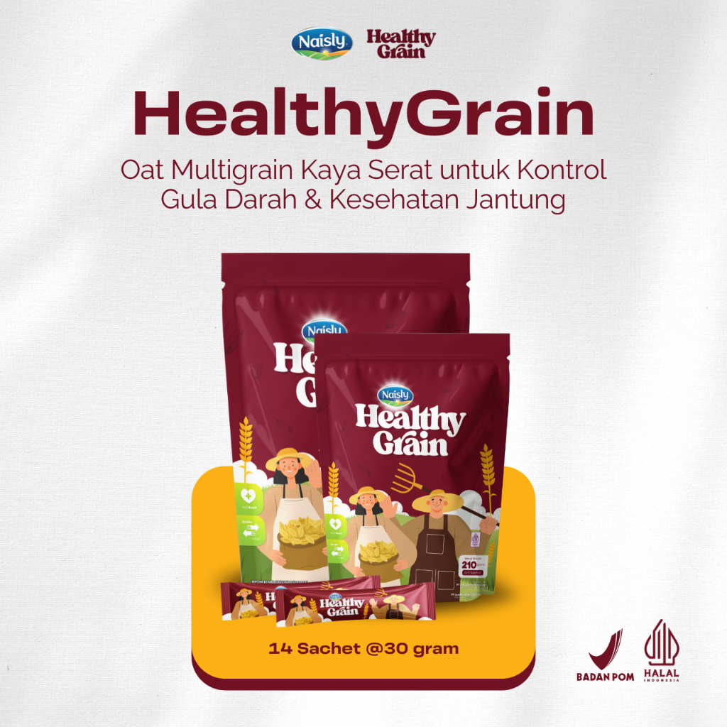 Jual HealthyGrain Minuman Multigrain Solusi Sehat Kontrol Tekanan Darah ...