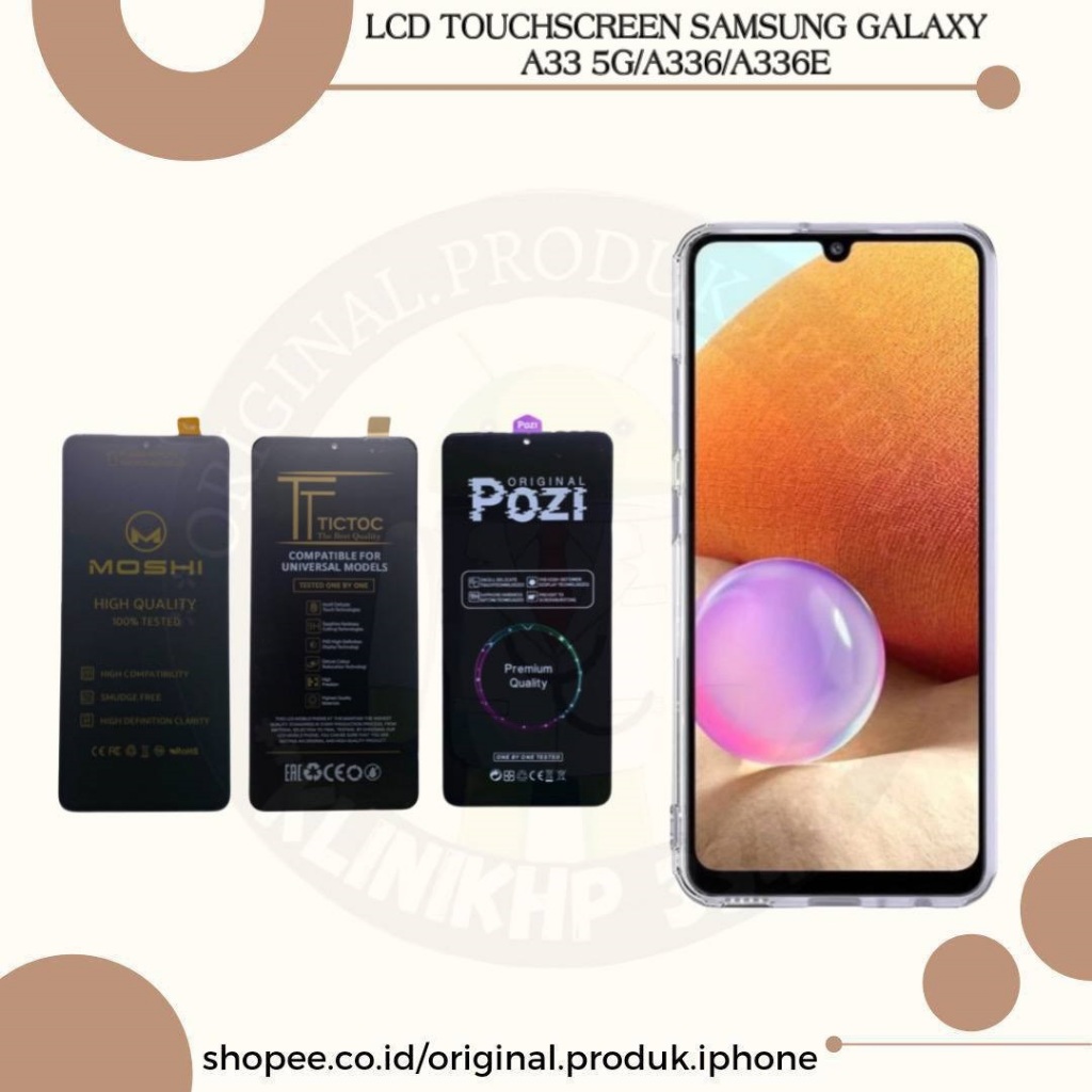 Jual LCD TOUCHSCREEN SAM GALAXY A33 5G/A336/A336E ORIGINAL | Shopee Indonesia