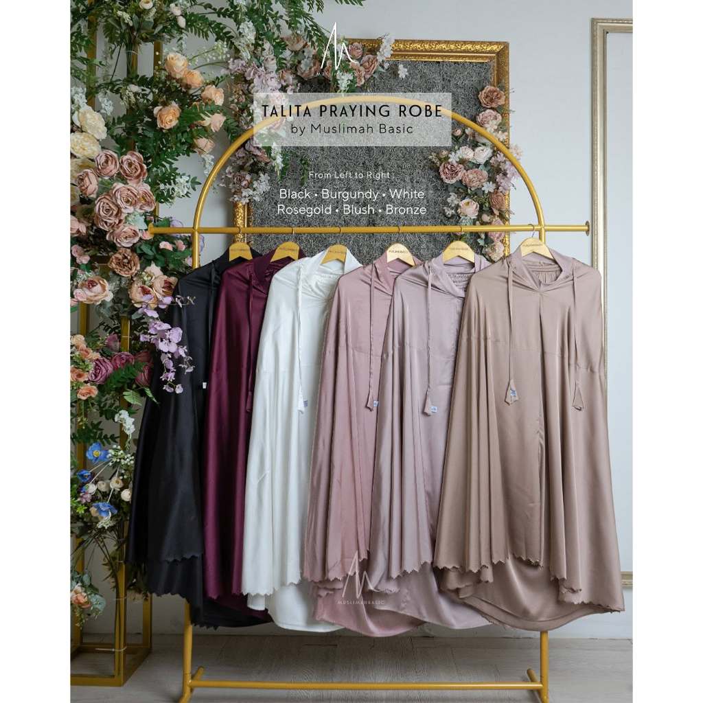 Jual MUSLIMAH BASIC - Talita Premium Prayer Robe - Silk Armani | Shopee Indonesia