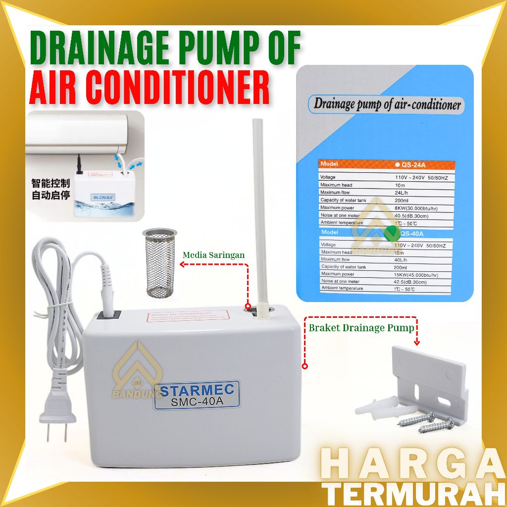 Jual POMPA DRAIN AC | DRAIN PUMP PEMBUANGAN AC SPLIT | DRAIN PUMP ...