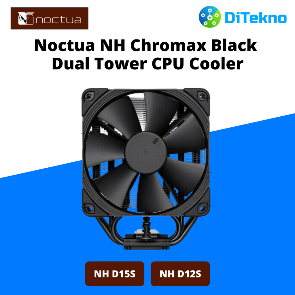 Jual Noctua NH Chromax Black Dual Tower CPU Fan Air Cooler NH D15S NH ...