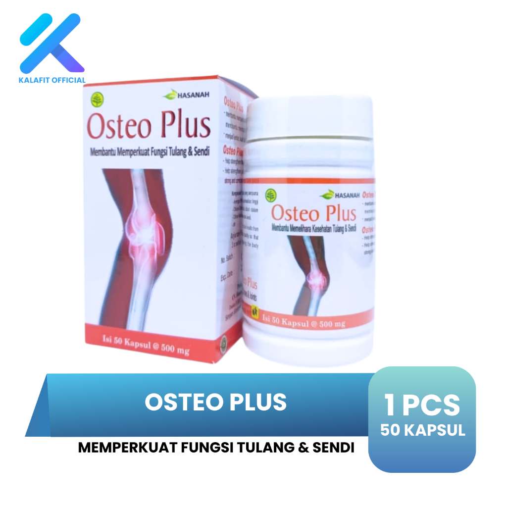Jual Osteo Plus Suplemen Untuk Tulang Terbaik Isi 50 Kapsul | Shopee ...