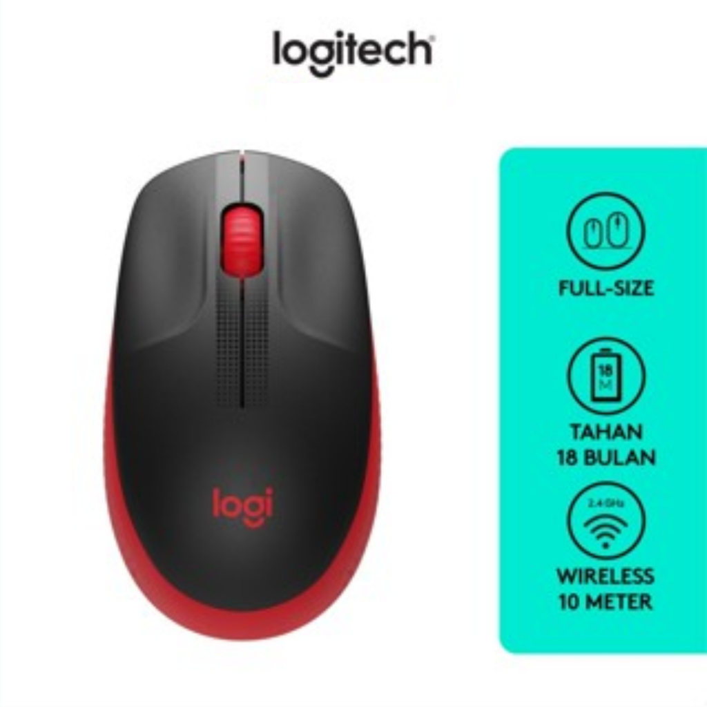 Jual LOGITECH M190 Mouse Wireless | Shopee Indonesia