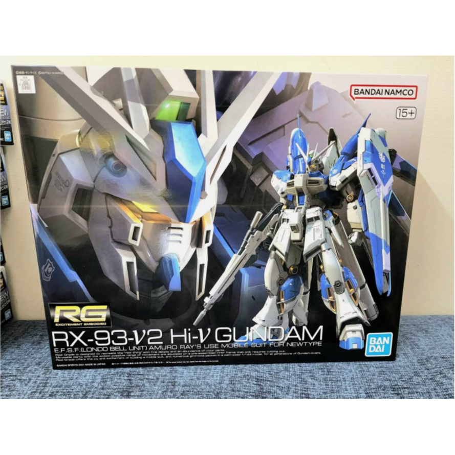 Jual ORIGINAL BANDAI Plamo RG 1/144 Hi-Nu Gundam / Hi-V Gundam | Shopee Indonesia