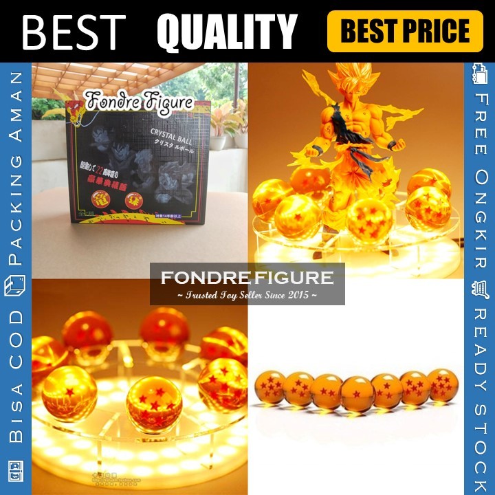 Jual BOLA DRAGON BALL Z DBZ BOLA CRYSTAL SHEN LONG SET ISI 7 BINTANG ...