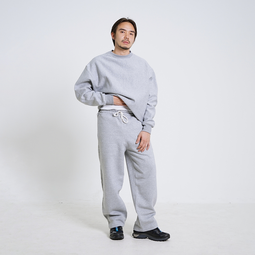 Jual All Around Faded Boxyfit Crewneck Misty 330GSM | Shopee Indonesia