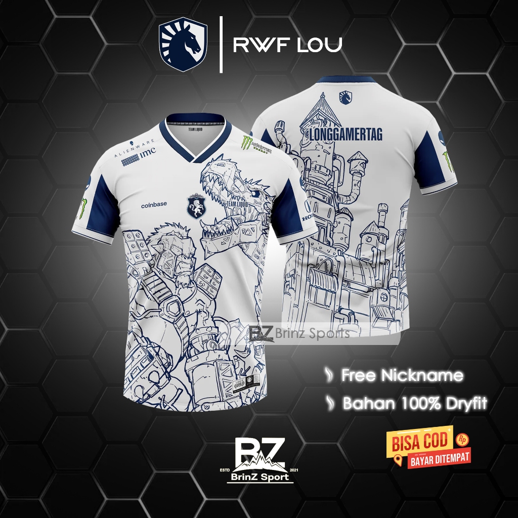 Jual JERSEY KAOS TEAM LIQUID x RWF LOU 2025 | Shopee Indonesia