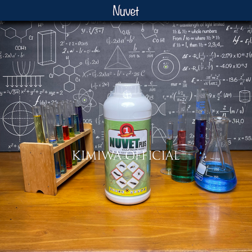 Jual Nuvet Plus Diazinon 600 EC / Insektisida Fogging & Spray, Nyamuk ...