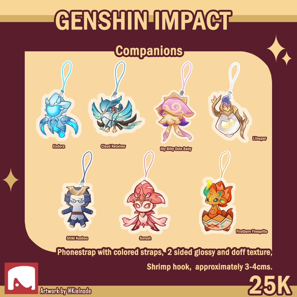 Jual Genshin Impact Companion Itty Bitty Octo Baby Endora Liloupar ...