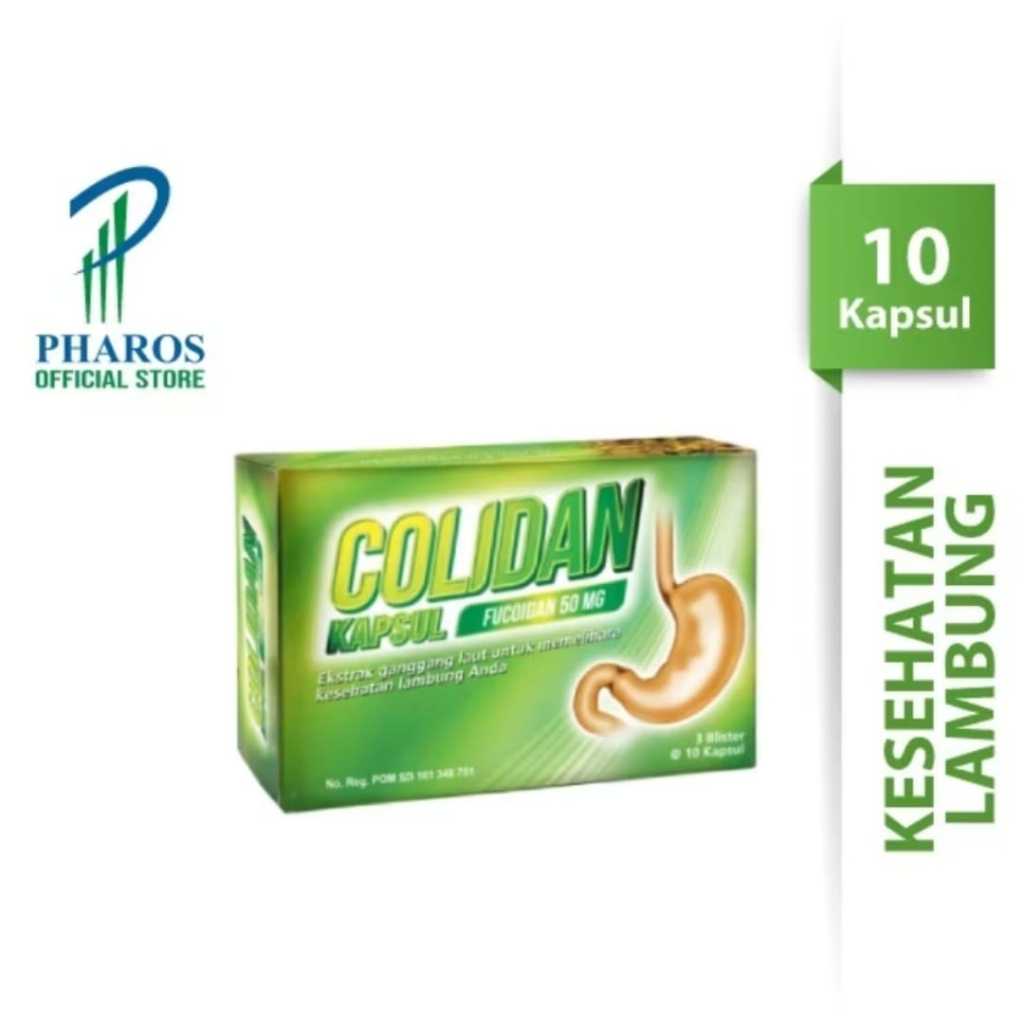 Jual Colidan 50mg Strip 10 Kapsul Memelihara Kesehatan Lambung | Shopee ...