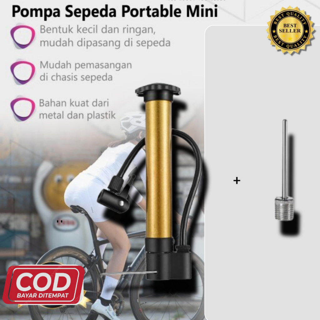 Jual pompa mini Pompa Ban Sepeda Motor Mini Angin Bola Balon Pump ...
