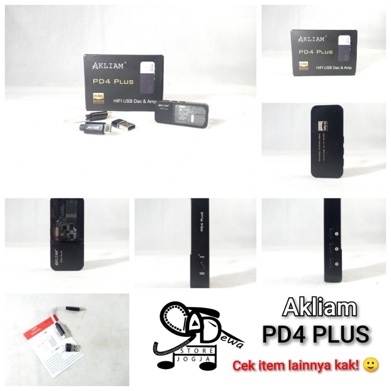 Jual AKLIAM PD4 PLUS DAC PD4+ DIGITAL AUDIO CONVERTER PLAYER DONGLE bkn ...