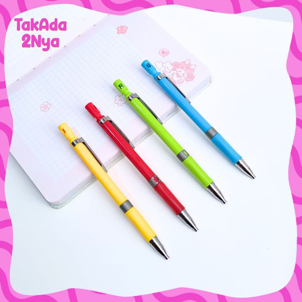 Jual Pensil Mekanik Jun Da TY-820 2mm Full Color Cetek Alat Tulis ...