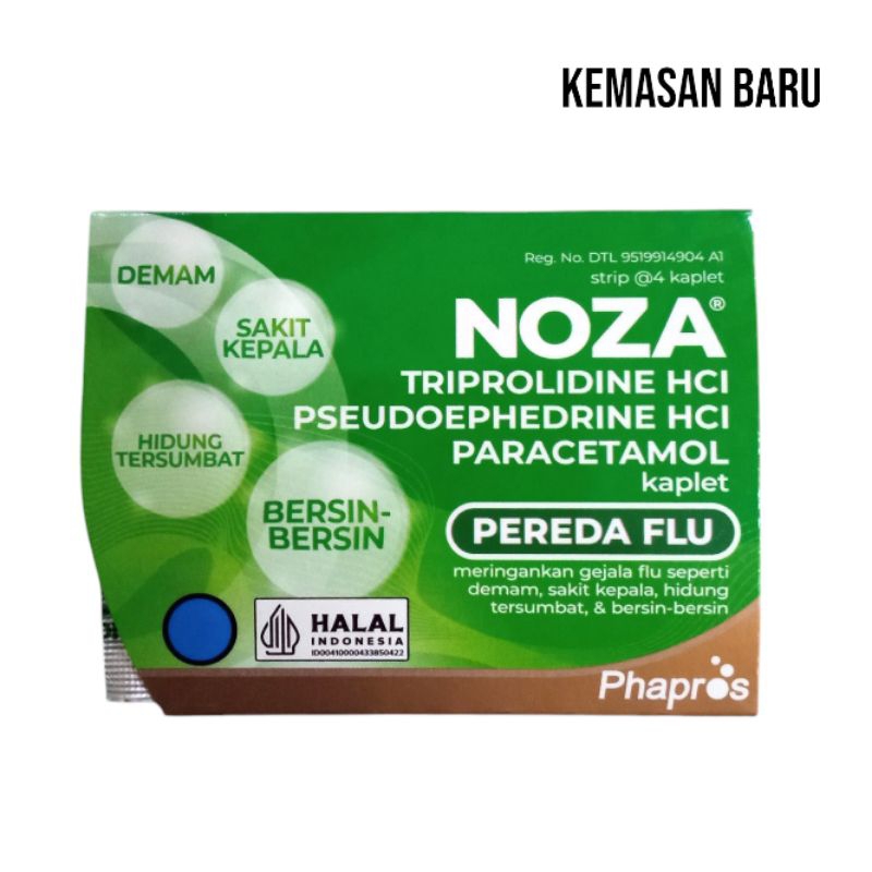 Jual NOZA 4 KAPLET- UNTUK MERINGAKAN GEJALA FLU | Shopee Indonesia