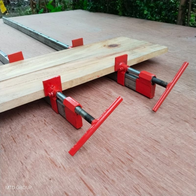 Jual klem hollow ,pres kayu, klem kayu 120 cm dan 100 cm 4x2 | Shopee ...
