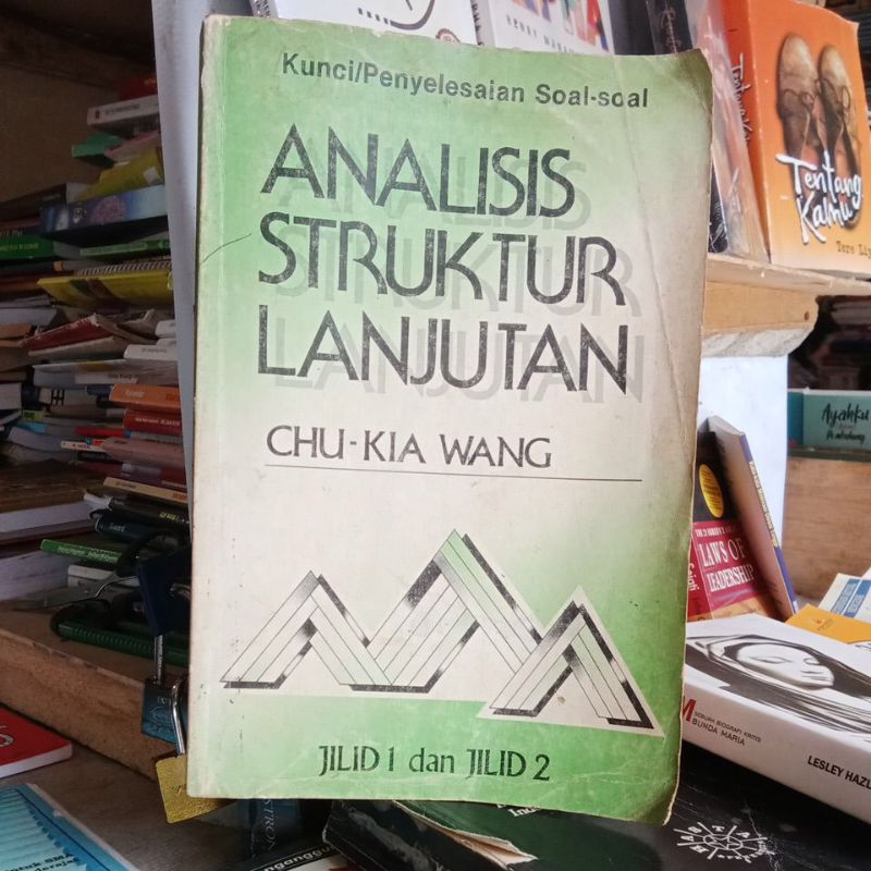 Jual BUKU ANALISIS STRUKTUR LANJUTAN.. CHU-KIA WANG | Shopee Indonesia