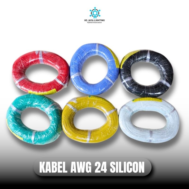 Jual KABEL AWG 24 SILICONE [ per meter ] | Shopee Indonesia