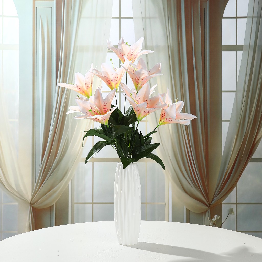 Jual Bunga Lili Plastik/Bunga Lili Artificial/Buket Bunga Lili/Kado ...