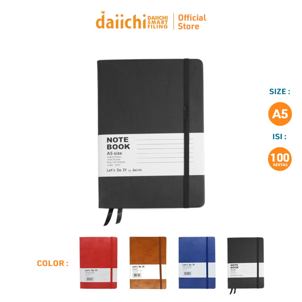 Jual Daiichi - Buku Catatan Notebook Let's Do It 1901 daiichi A5 ...