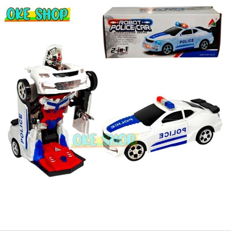 Jual MAINAN ROBOT TRANSFORM POLISI MOBIL BERUBAH JADIROBOT - ROBOT ...