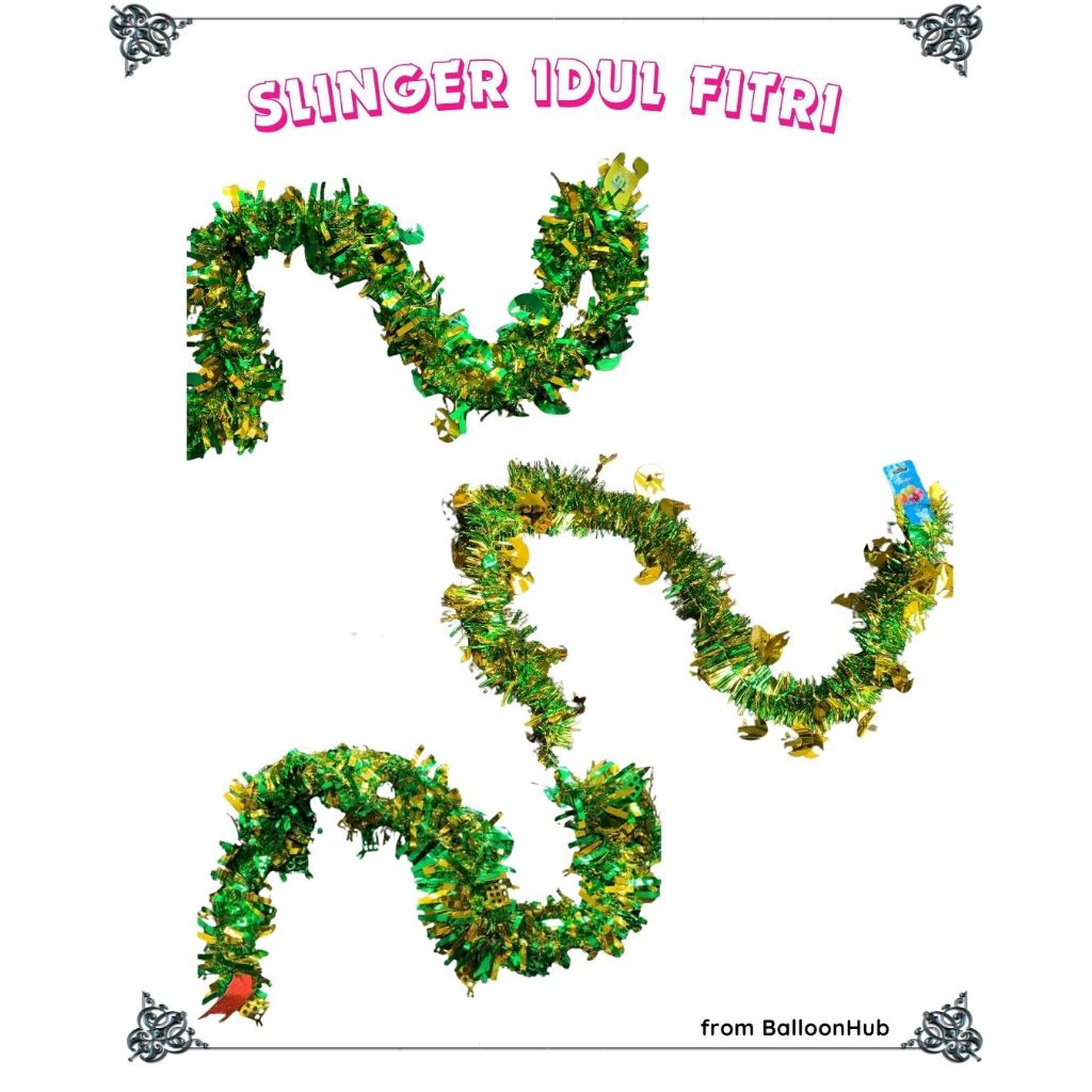 Jual Slinger Idul Fitri Bulan Bintang Masjid Ketupat Dekorasi Lebaran Ramadhan Baloon Hub ...