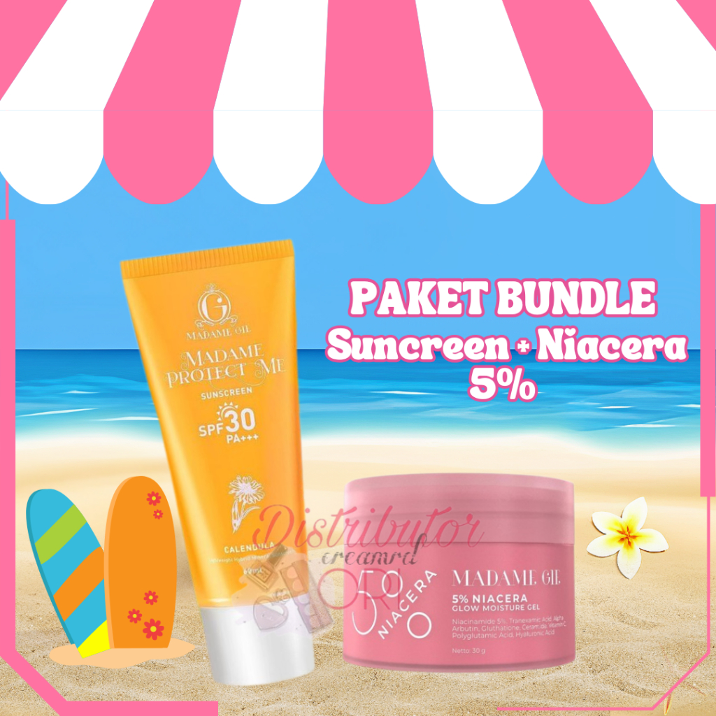 Jual PAKET BUNDLE MG SUNSCREEN KUNING SPF 30PA+++ + MG 5% NIACERA GLOW ...