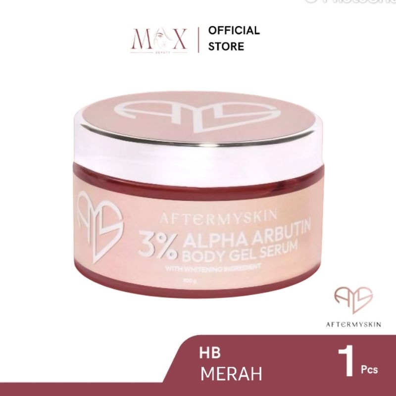 Jual AFTERSKIN - Aftermyskin HB Merah Dosting 3% Alpha Arbutin Body Gel ...