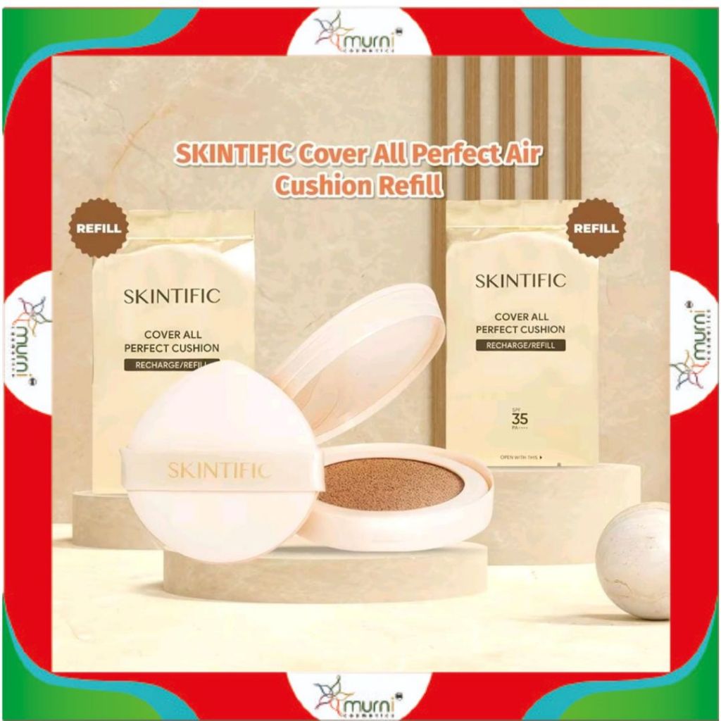 Jual [[ REFILL GOLD ]] SKINTIFIC COVER ALL PERFECT CUSHION REFILL SPF35 ...