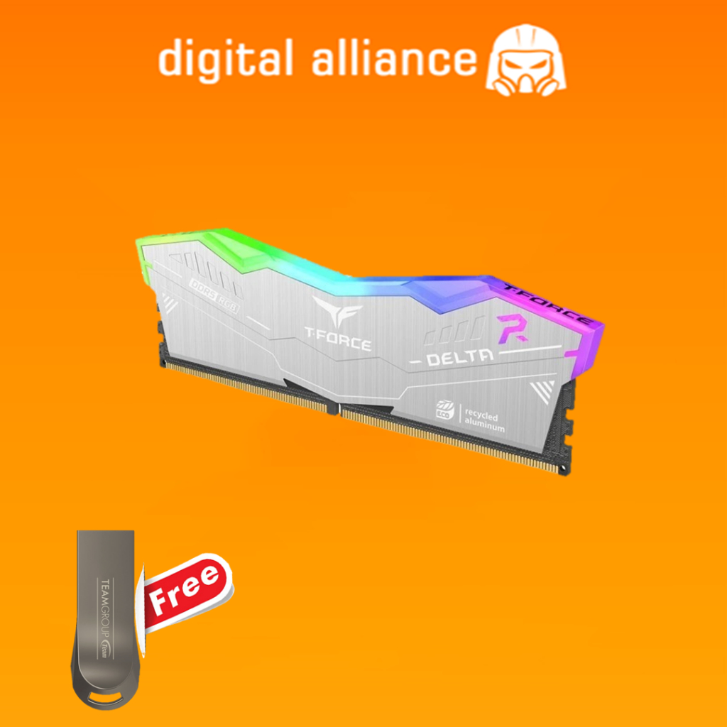 Jual TEAM TFORCE DELTA RAM LONGDIMM DDR5 32GB (16GBX2) PC6000 ECO CL30 ...