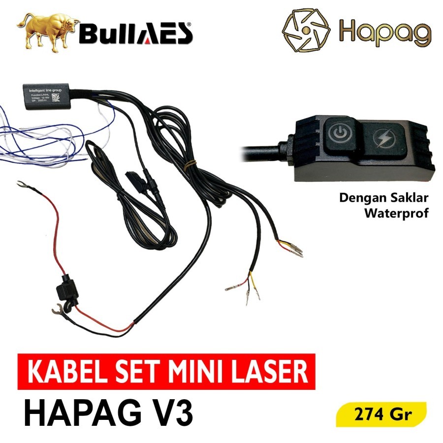 Jual Kabel set Relay Wiring Set Mini Laser HAPAG V3 | Shopee Indonesia