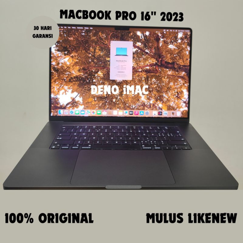 Jual MACBOOK PRO 16inch 2023 M1PRO || M1MAX || M2MAX || M3PRO || M3MAX MULUS LIKENEW SEKEN ...