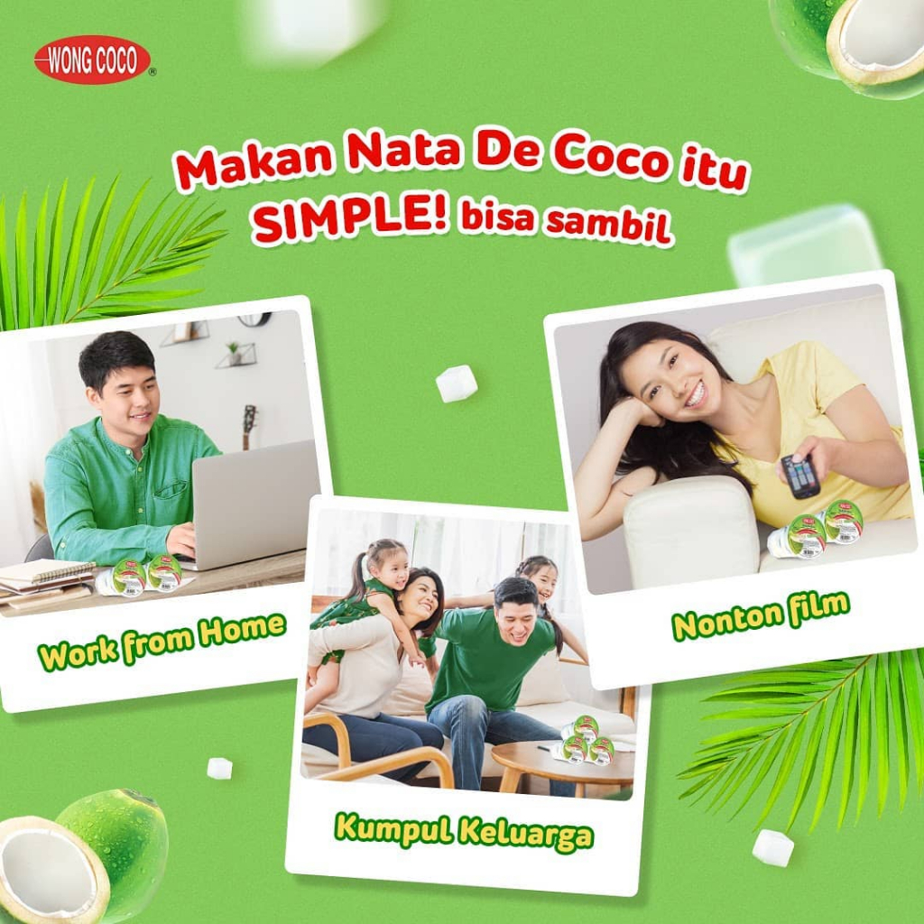 Jual Wong Coco Nata De Coco Original Cubes 800Gr - Jelly Kotak ...