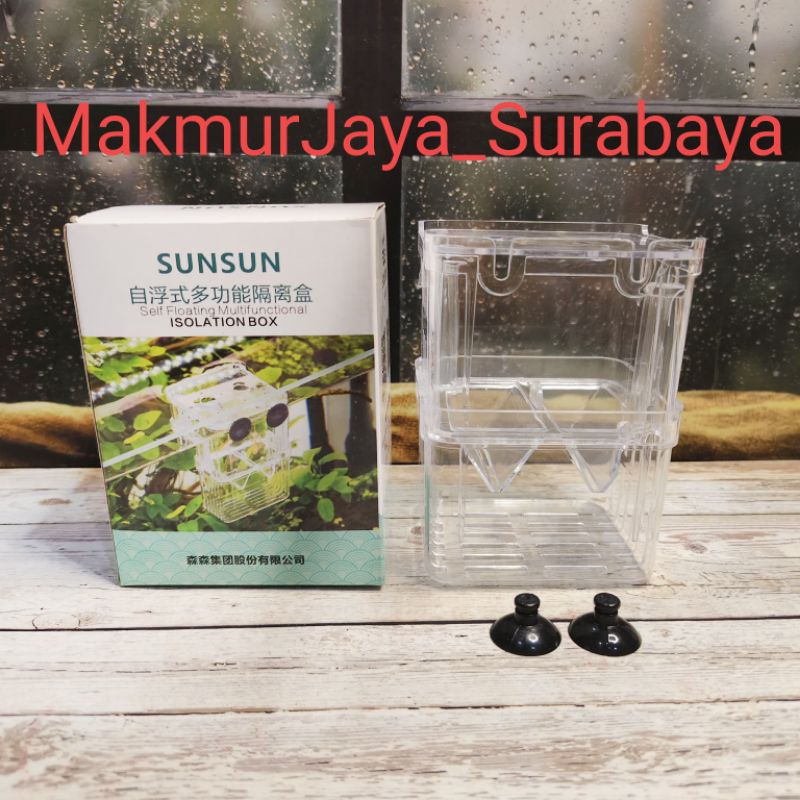 Jual SUNSUN ISOLATION BOX BREEDING BOX KARANTINA IKAN BUDIDAYA IKAN ...