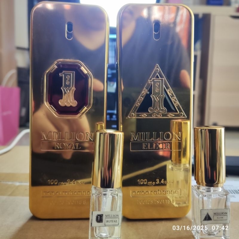 Jual bundling decant 1 million royal 1 million elixir | Shopee Indonesia