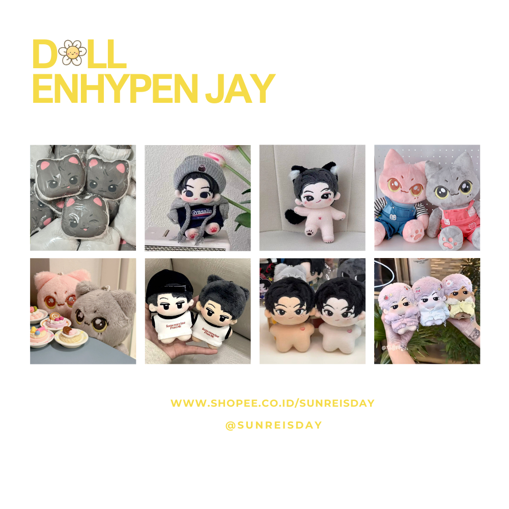 Jual ENHYPEN Doll JAY Boneka Human Animal [ 10cm / 20cm / 40cm ...