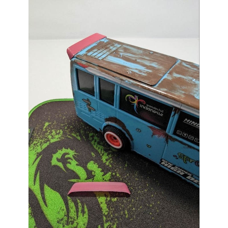 Jual spoiler miniatur bus aksesoris miniatur bus spoiler racing, ceper ...