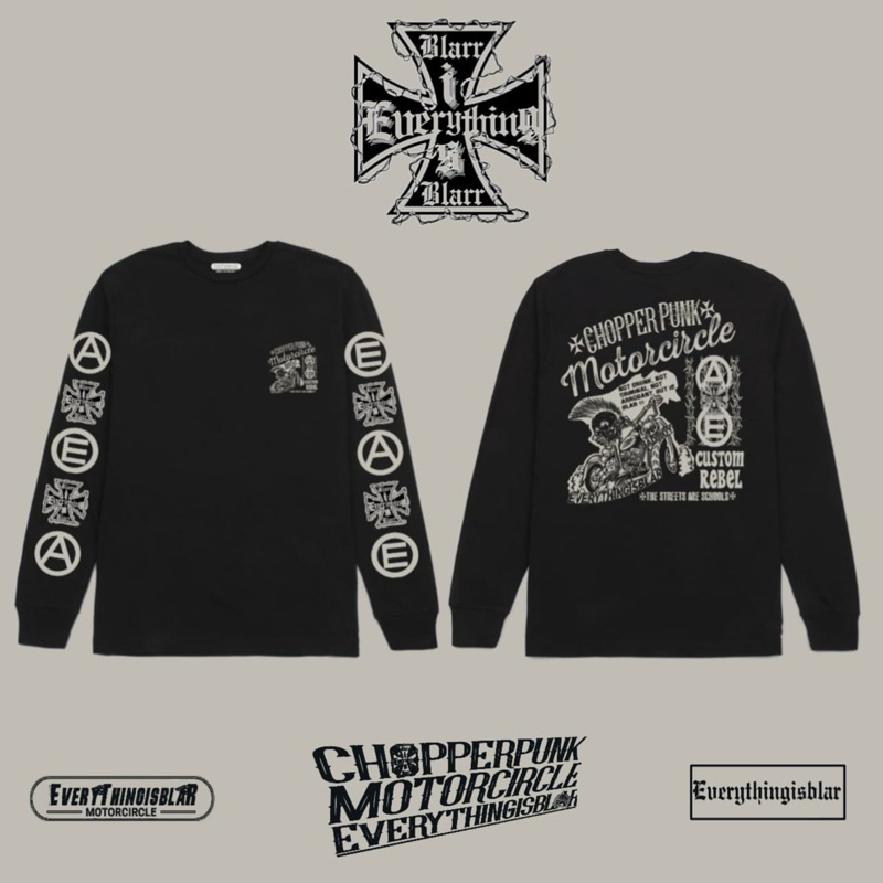 Jual Everythingisblar CHOPPER PUNK BAJU TANGAN PANJANG LONG SLEEVE ...